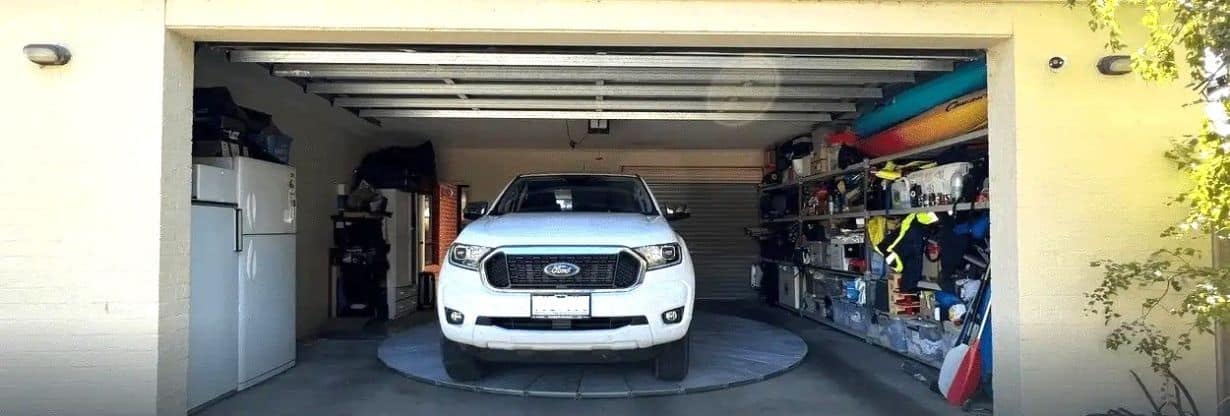 Be safe with unique ON-SURFACE TURNTABLES - GVT Garage Gear